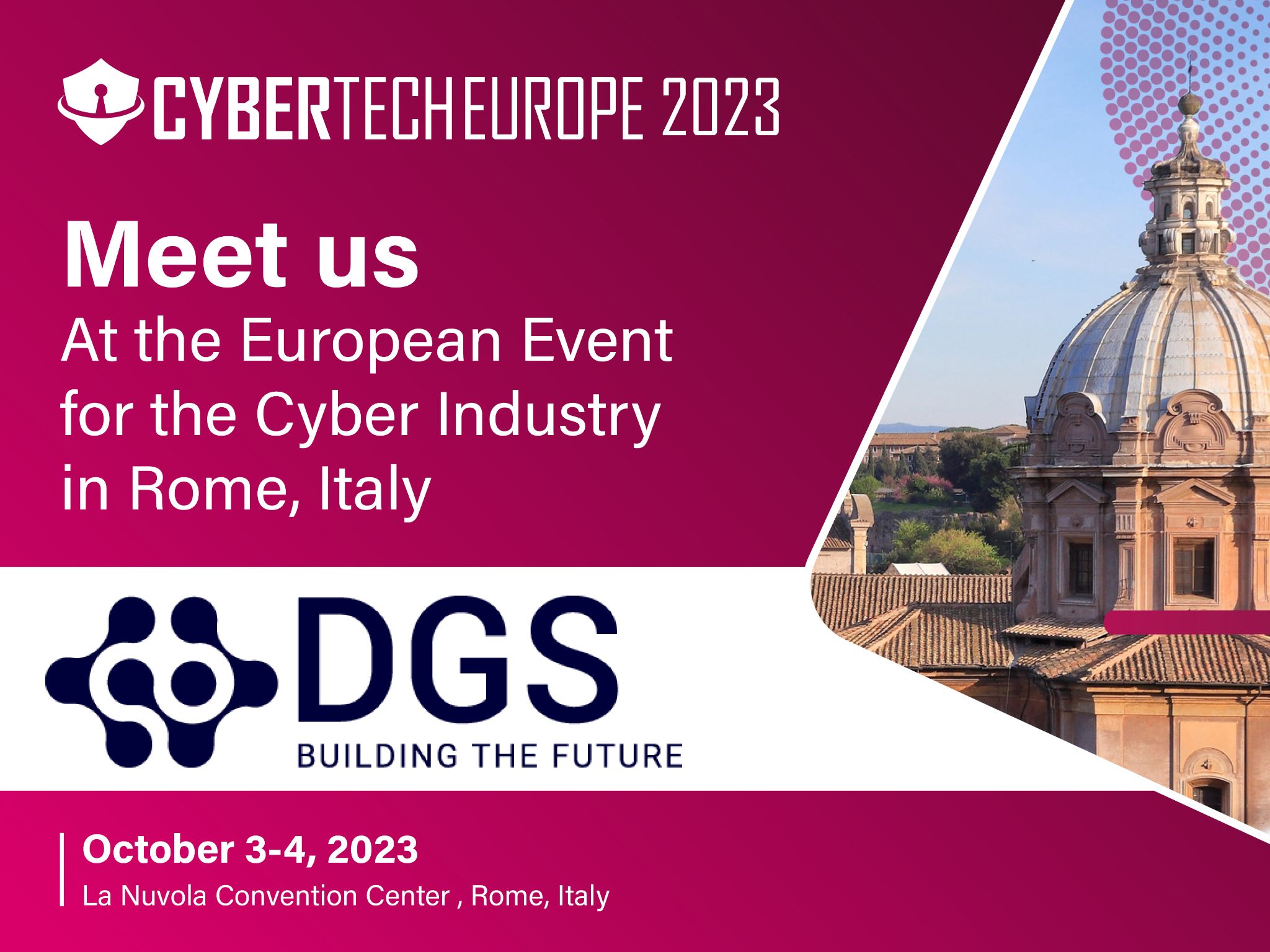 DGS Platinum Sponsor at Cybertech Europe 2023: IT Security in the ...
